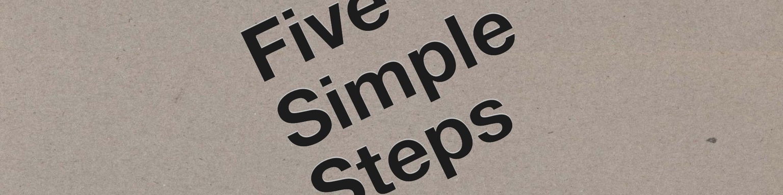 The New Homes of Five Simple Steps Books - Andy Croll